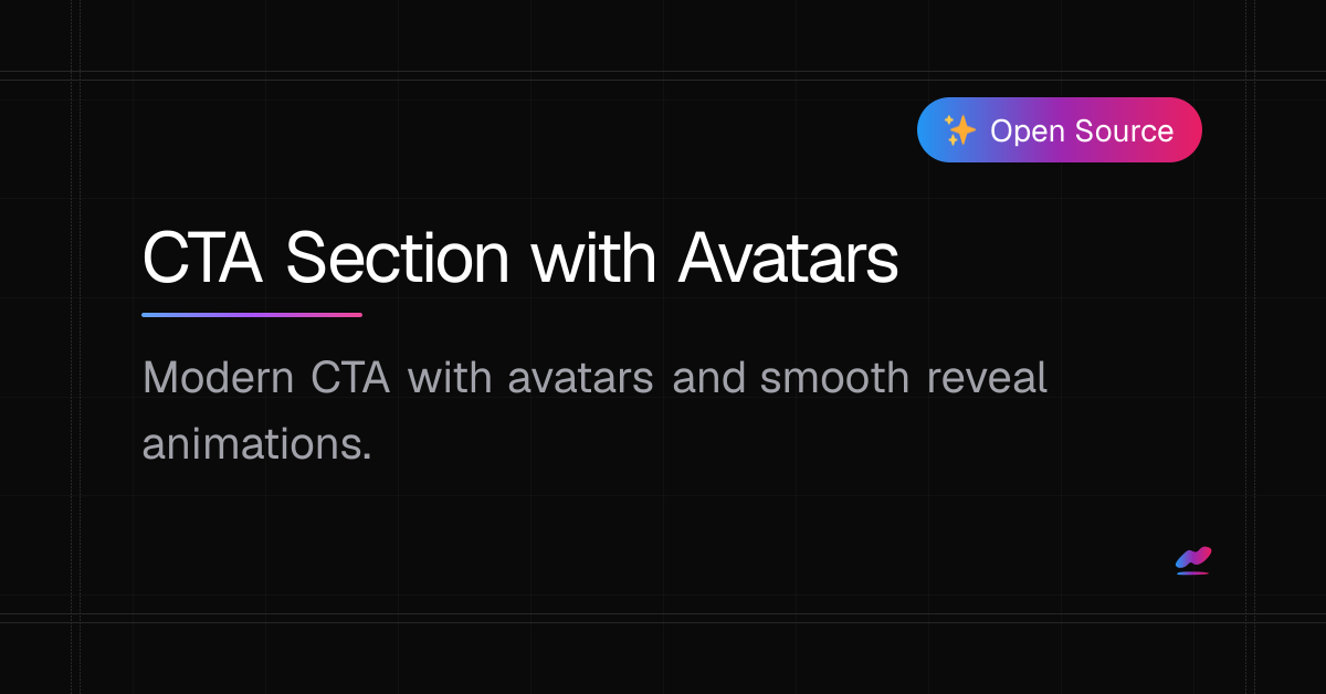 ScrollX UI | CTA Section with Avatars
