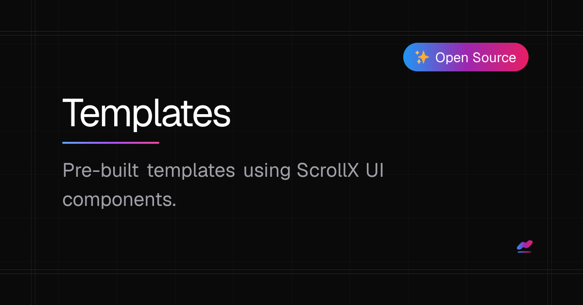Scrollx Ui Templates